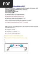 CCNA 2 Practice Final Exam | PDF | Routing | Router (Computing)