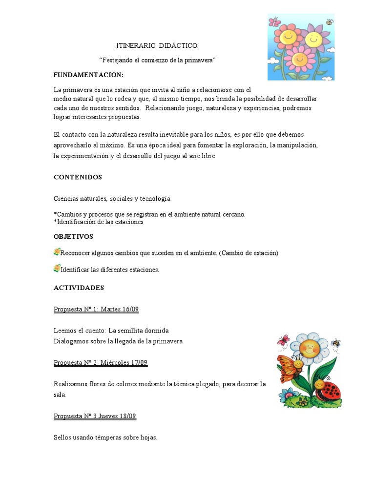 Festejando El Comienzo de La Primavera | PDF