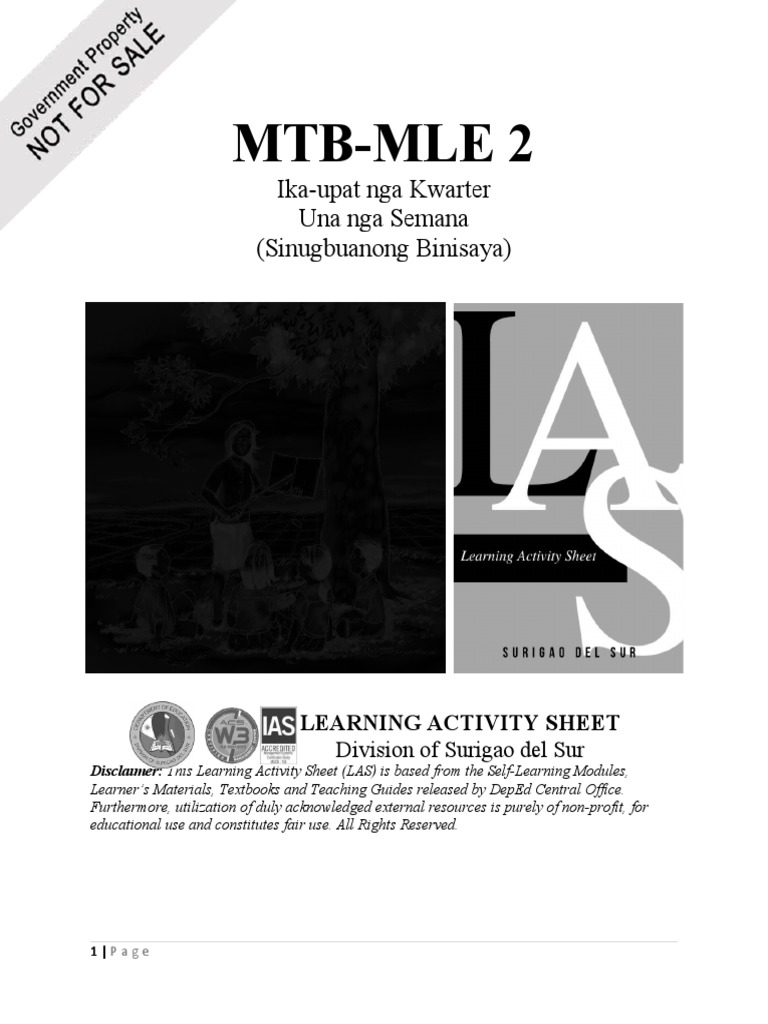 LAS Q4 Week1 MTB2 | PDF