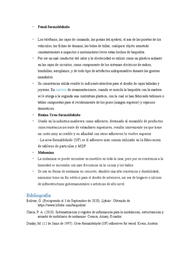 Aplicaciones y Conclusiones Polimeros Termofijos | PDF | Materiales ...