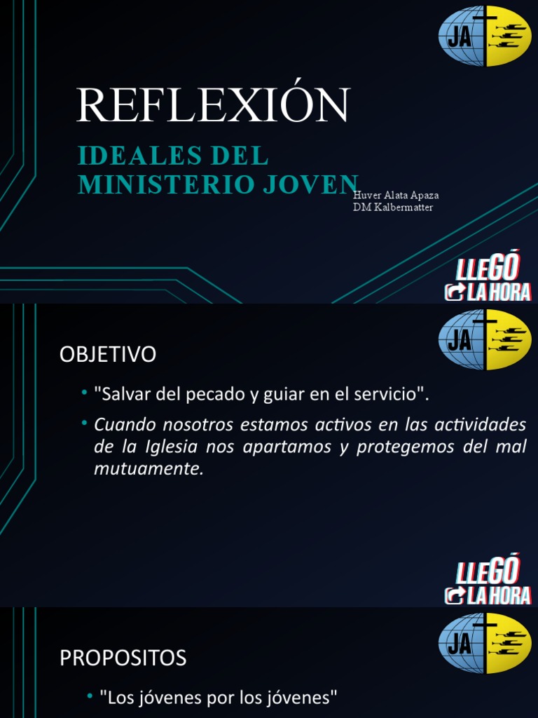 Ideales JA Reflexion | PDF