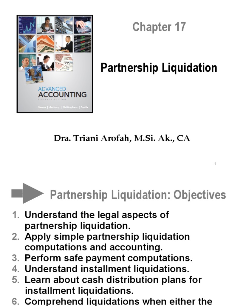 Session 12 CH 17 Partnership Liquidation | PDF | Liquidation | Debits ...