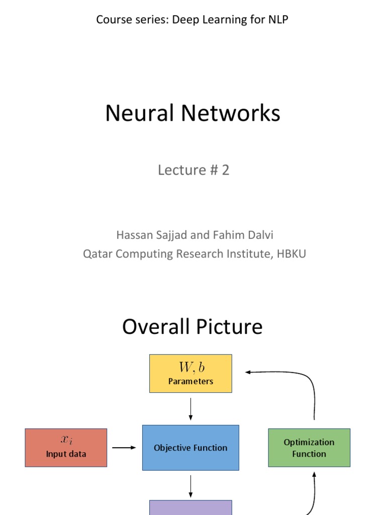 Lecture 2 - Neural Networks | Download Free PDF | Artificial Neural ...