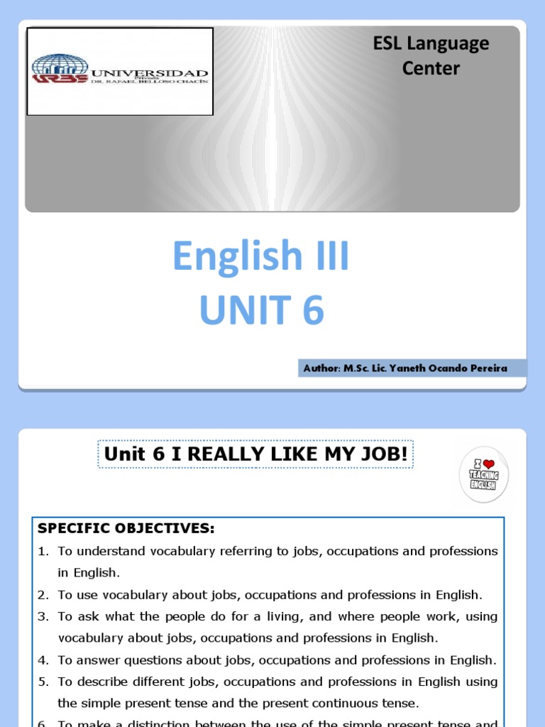 Unit 6 I Really Like My Job | PDF | English Language | Engineering