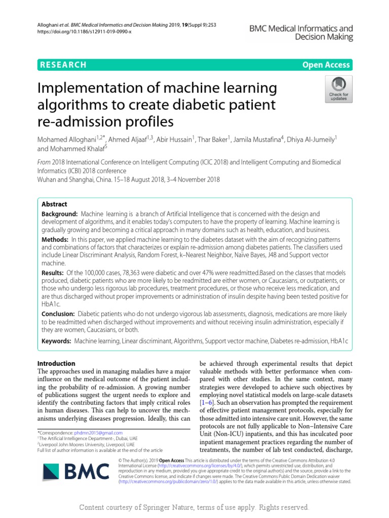 Implementation of Machine Learning Algorithms To C | PDF | Statistical ...
