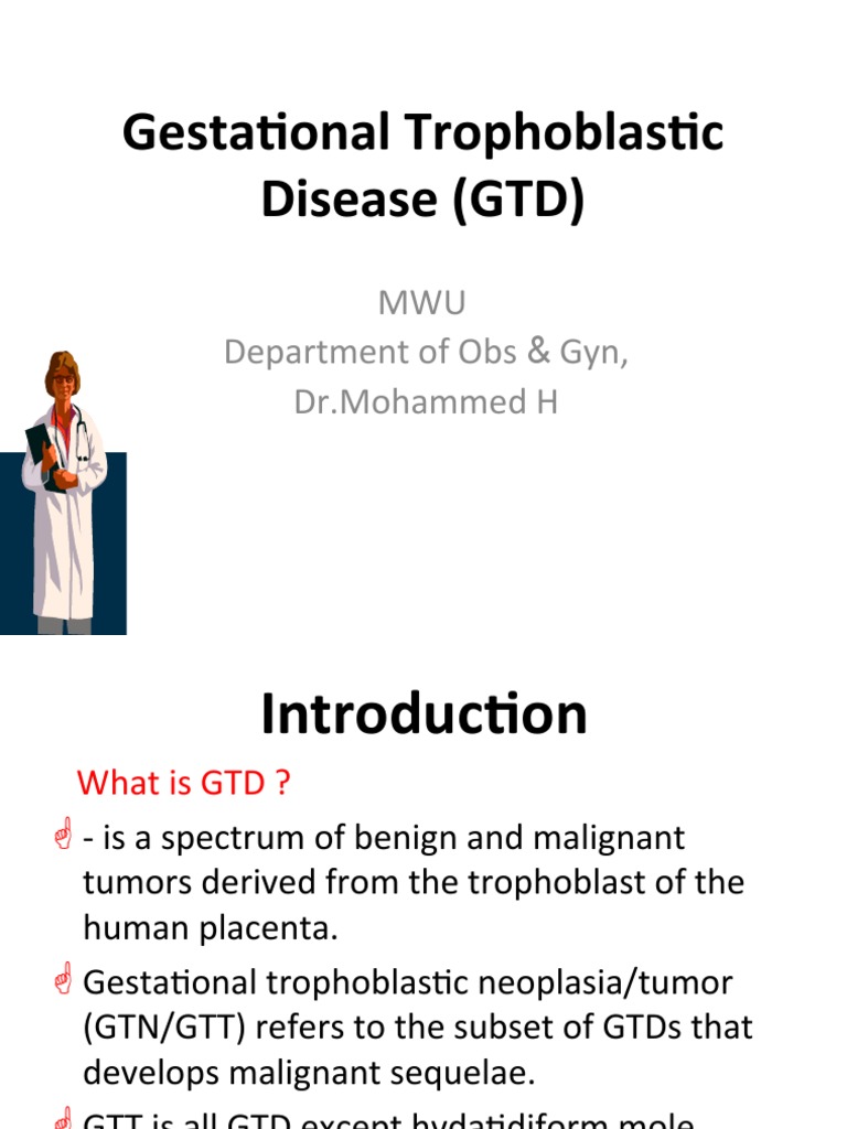 Gestational Trophoblastic Disease (GTD) : MWU Department of Obs & Gyn ...