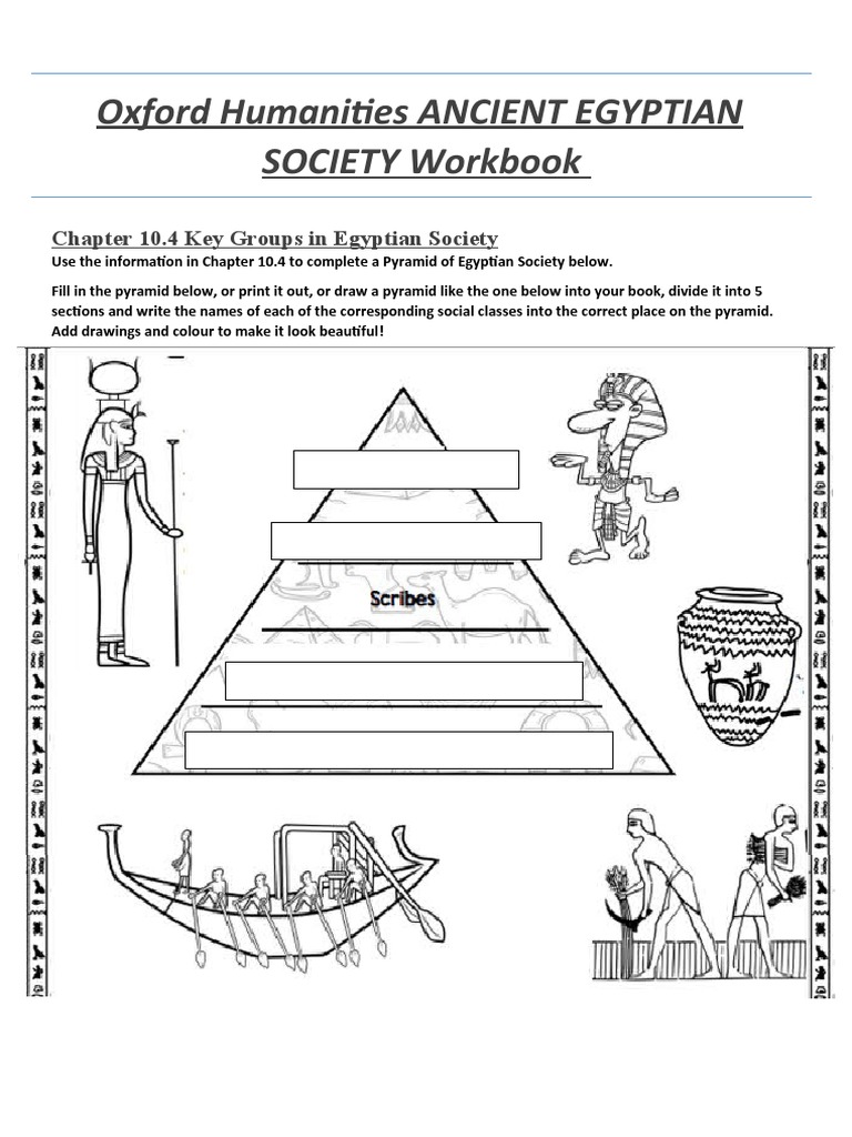 ANCIENT EGYPTIAN SOCIETY Workbook | PDF | Ancient Egypt | Books