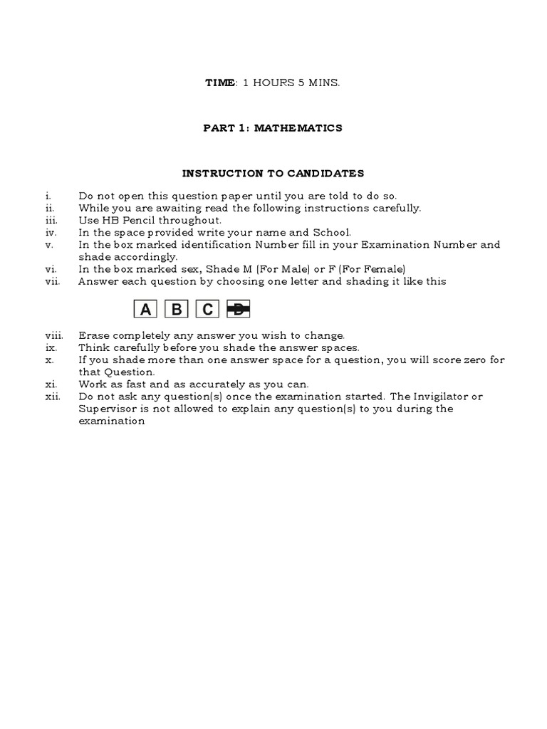 Primary 6 Mock Exam Questions PDF | PDF | Test (Assessment) | Science