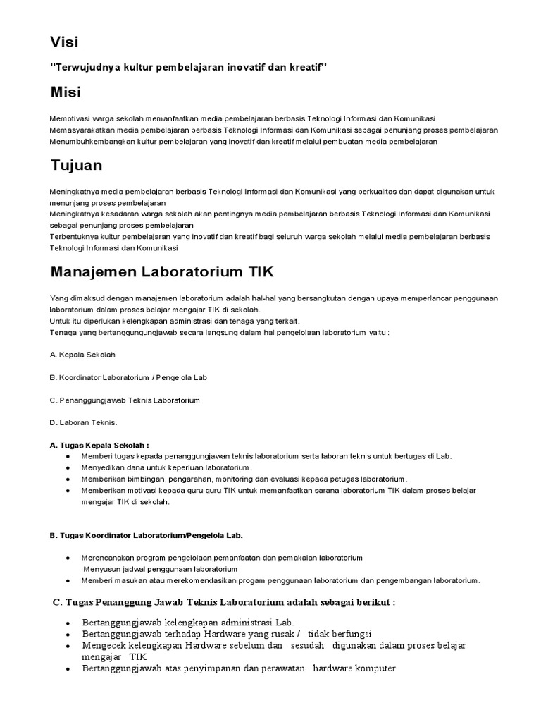 Administrasi Lab Komputer | PDF | Seni