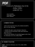 Summary of Death of A Salesman, ACT 1 | PDF