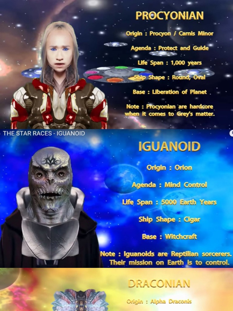 STARSEED, Alien Races - Origin, Agenda, Life Span, Height, Weight | PDF
