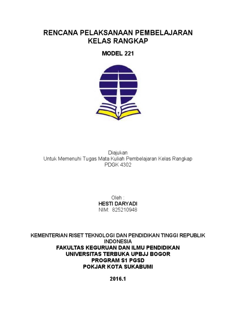 Contoh RPP PKR 7 | PDF