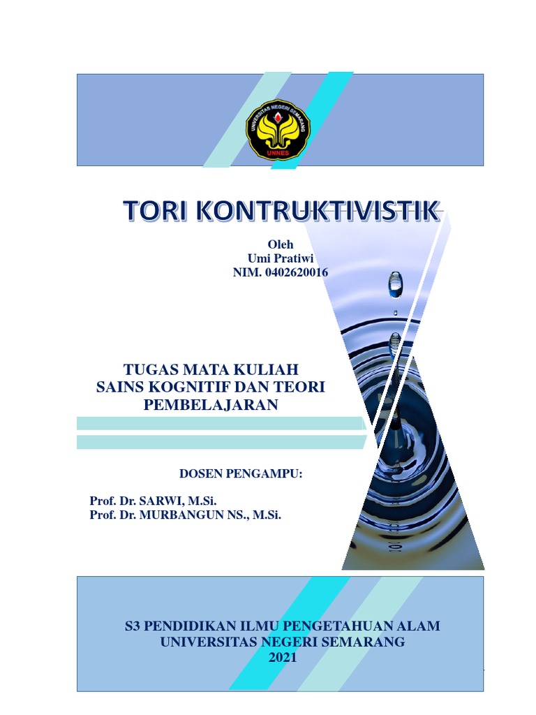 Tugas Kontruktivistik Umi Pratiwi Fix | PDF