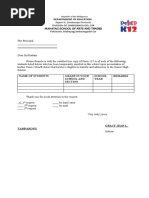 Form 137 Request Letter | PDF