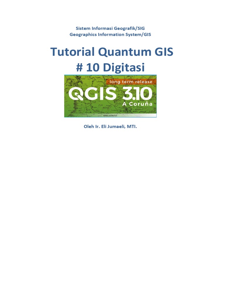 10 Tutorial-QGIS Digitasi | PDF