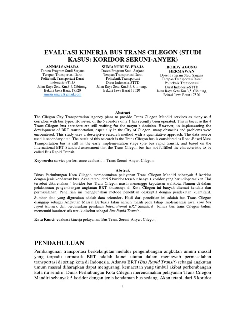 24 BRT Cilegon 2017 | PDF