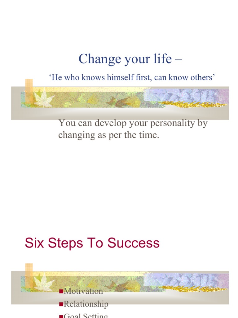 Six Steps To Success | PDF