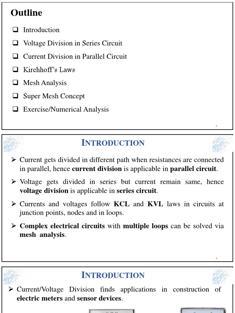 Mesh Analysis | PDF | Electrical Network | Series And Parallel Circuits