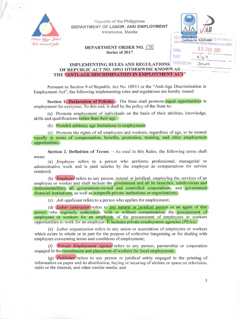 IRR of RA 10911 | PDF