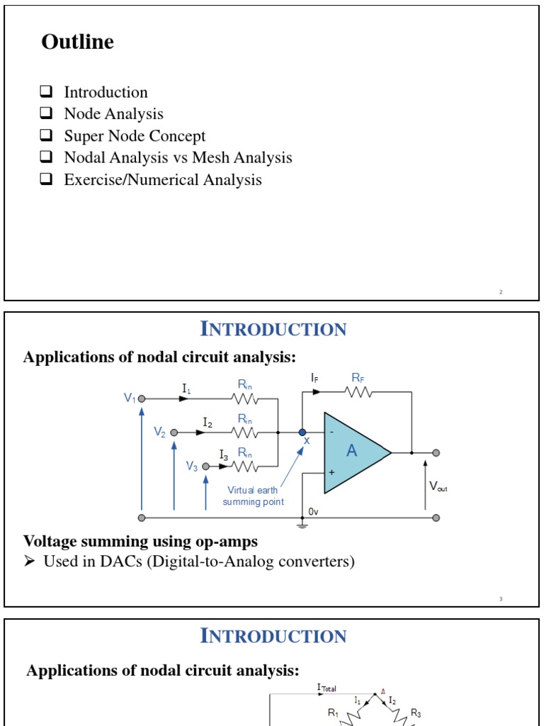 Nodal Analysis Pdf Electrical Network Series And Parallel Circuits