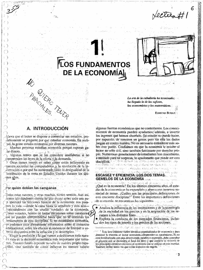 Los Fundamentos de Economía. Samuelson | PDF | Bienes | Consumo (economía)