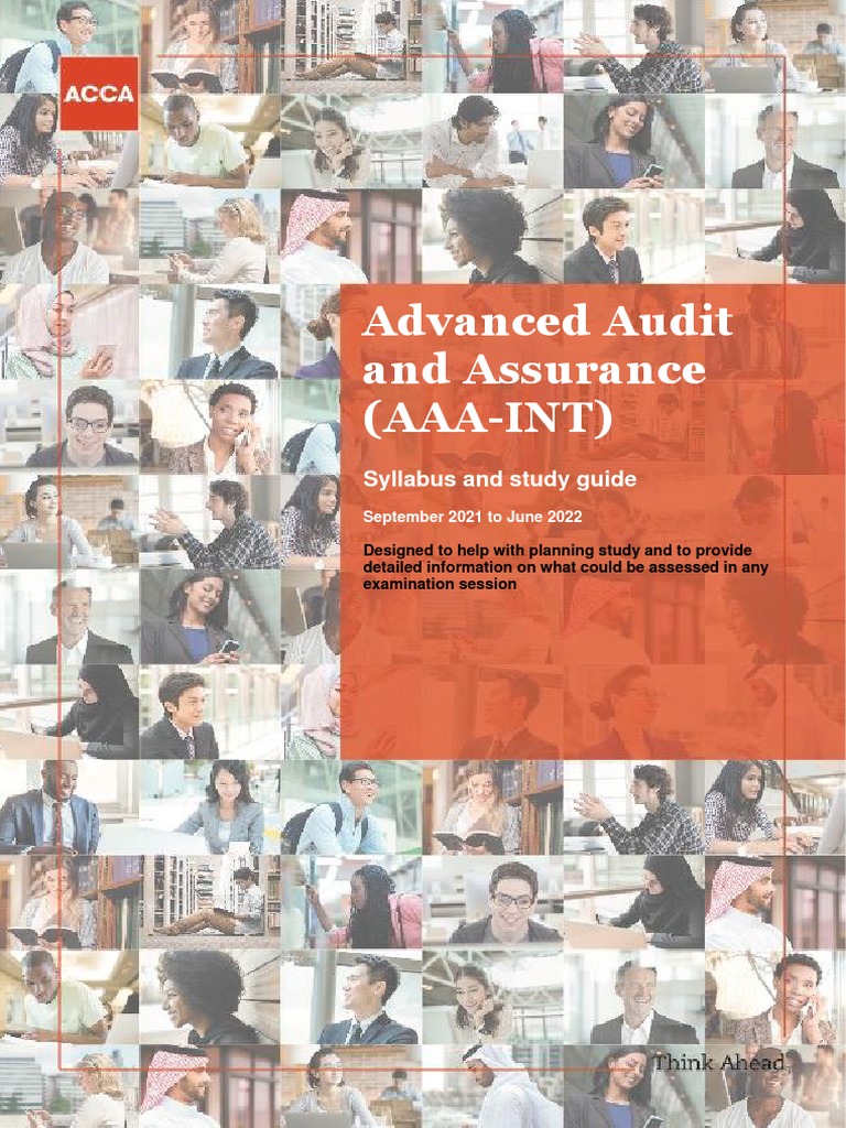 Advanced Audit and Assurance (AAA-INT) : Syllabus and Study Guide | PDF ...