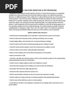 Centrifugal Pump Checklist | PDF | Pump | Leak