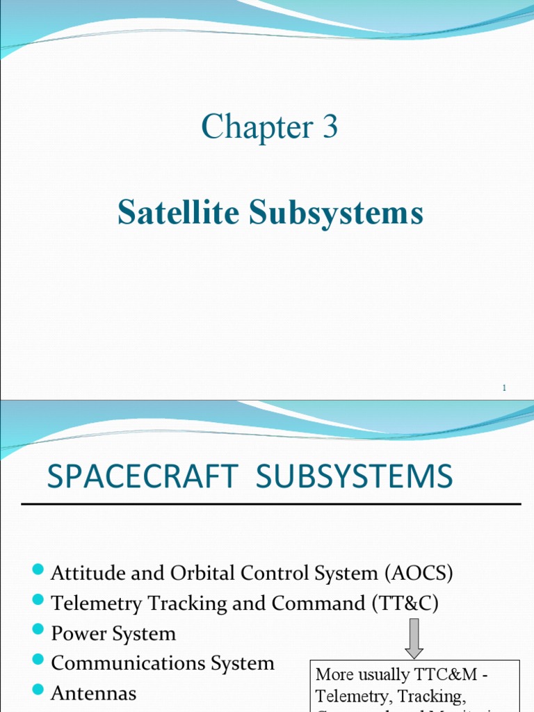 Fdocuments - in Chapter 3 Satellite Subsystems 1 | PDF | Spacecraft Propulsion | Attitude Control