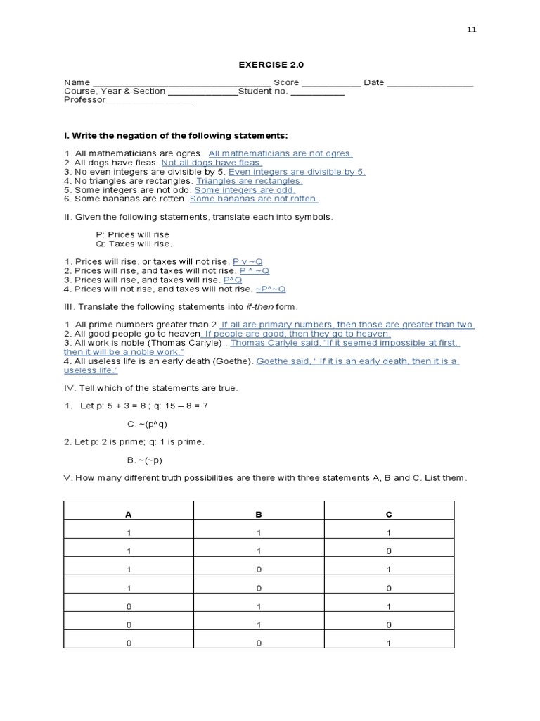 Chapter 2 (Logic) | PDF | If And Only If | Logical Expressions