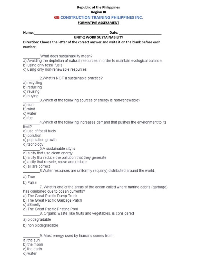 Unit-2 Work Sustainability | PDF | Sustainability | Resource