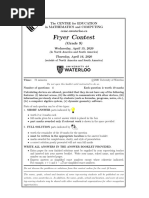 2023 Pascal Contest | PDF | Numbers | Mathematics