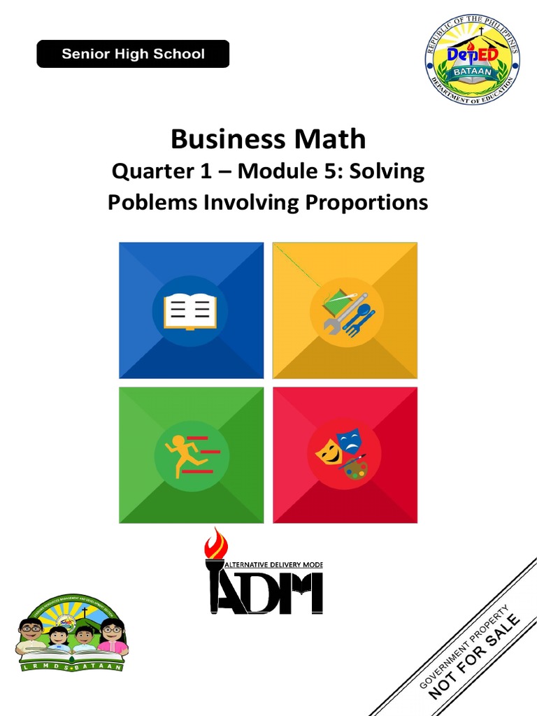 Business Math: Quarter 1 - Module 5: Solving Poblems Involving ...