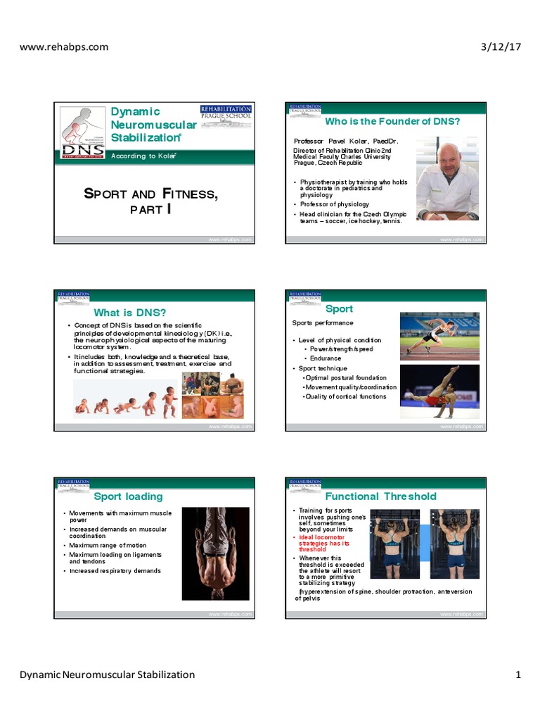 Dynamic Neuromuscular Stabilization Dynamic Neuromuscular Stabilization ...