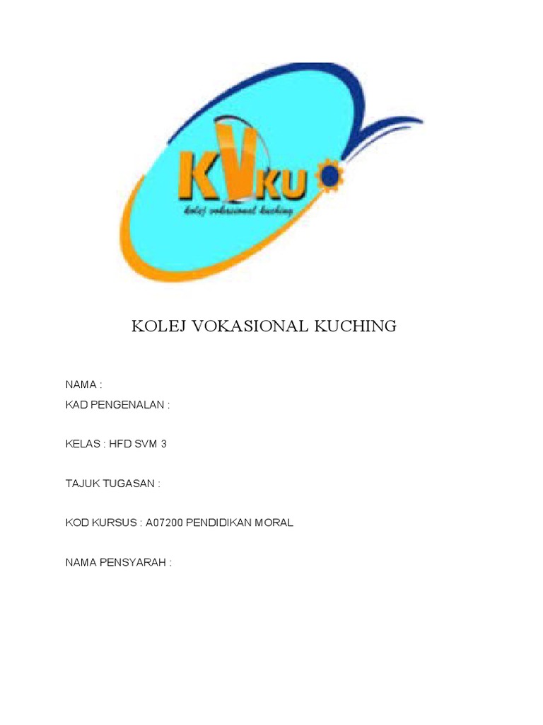 Contoh Muka Depan (Assignment) | PDF