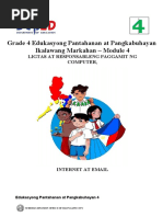 Epp Grade 4 Ict - Computer at Internet - Cot Lesson Plan | PDF