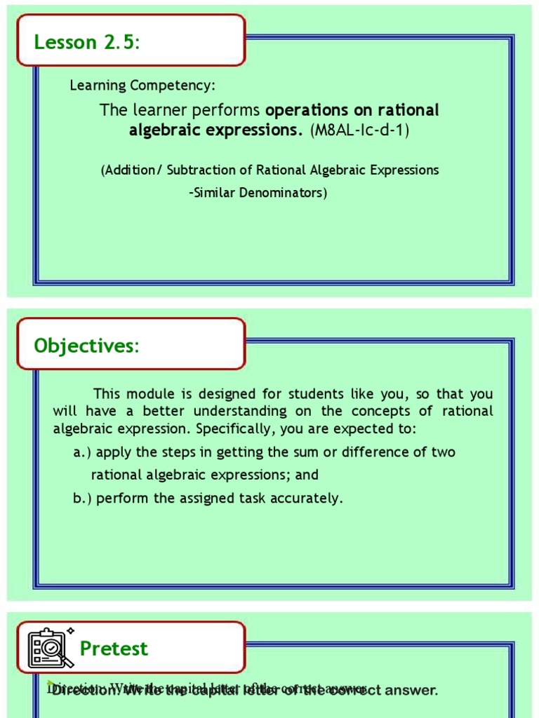 Q1 - 2.5 - Addition of RAE (Similar) | PDF | Abstract Algebra | Algebra