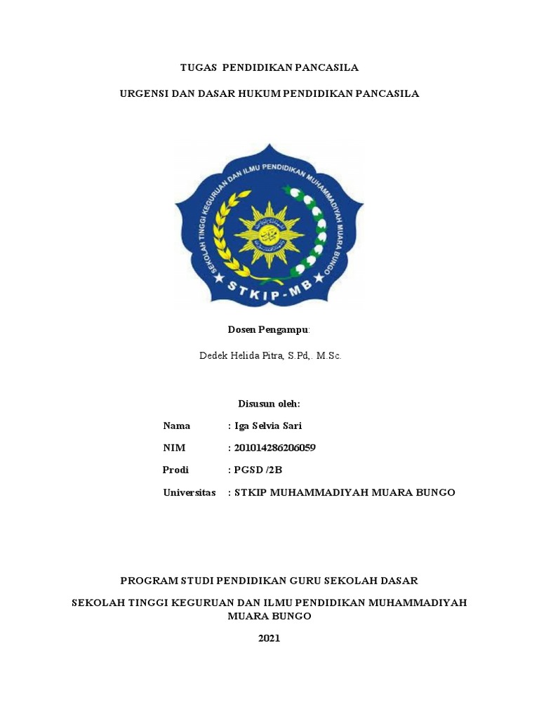 Iga Selvia Sari 201014286206059 PGSD 2B | PDF