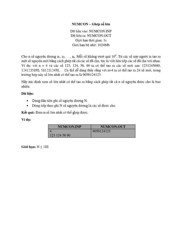 NUMCON | PDF