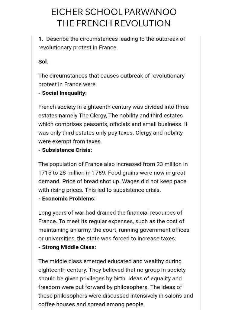 The French Revolution | PDF