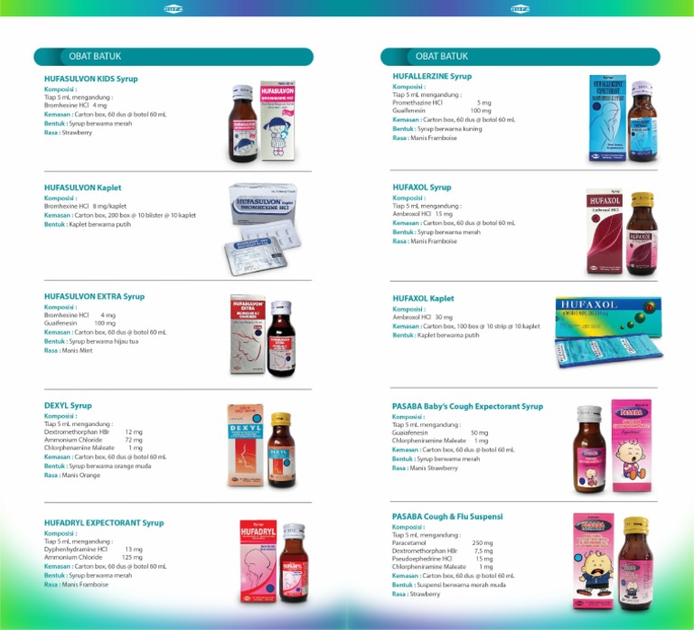 Katalog Hufa Obat Batuk | PDF