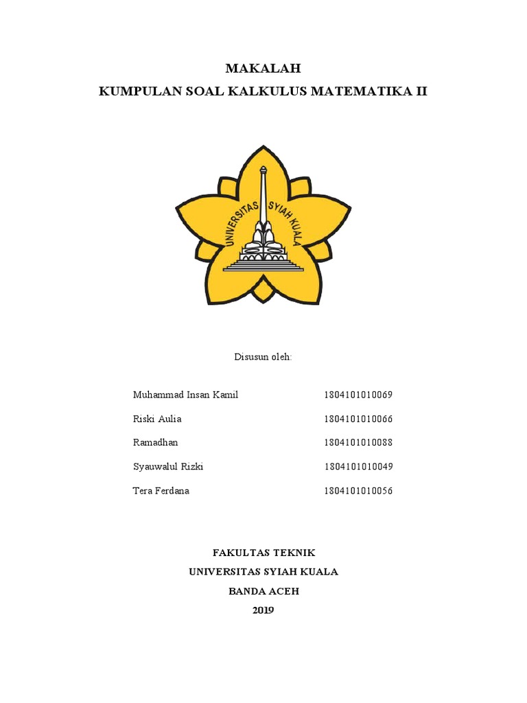 Cover Makalah Kalkulus 2 | PDF