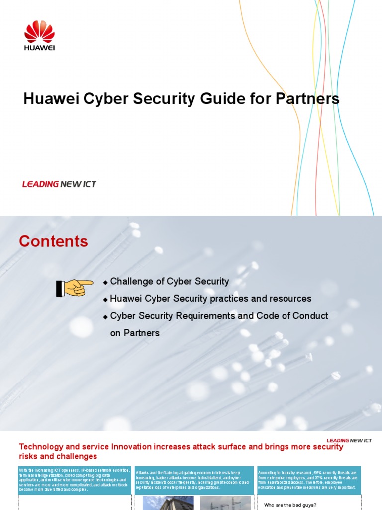 08-Huawei Cyber Security Guide For Partners | PDF | Vulnerability ...