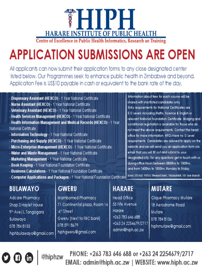 Hiph Applications | PDF | Pharmacy | Health Care