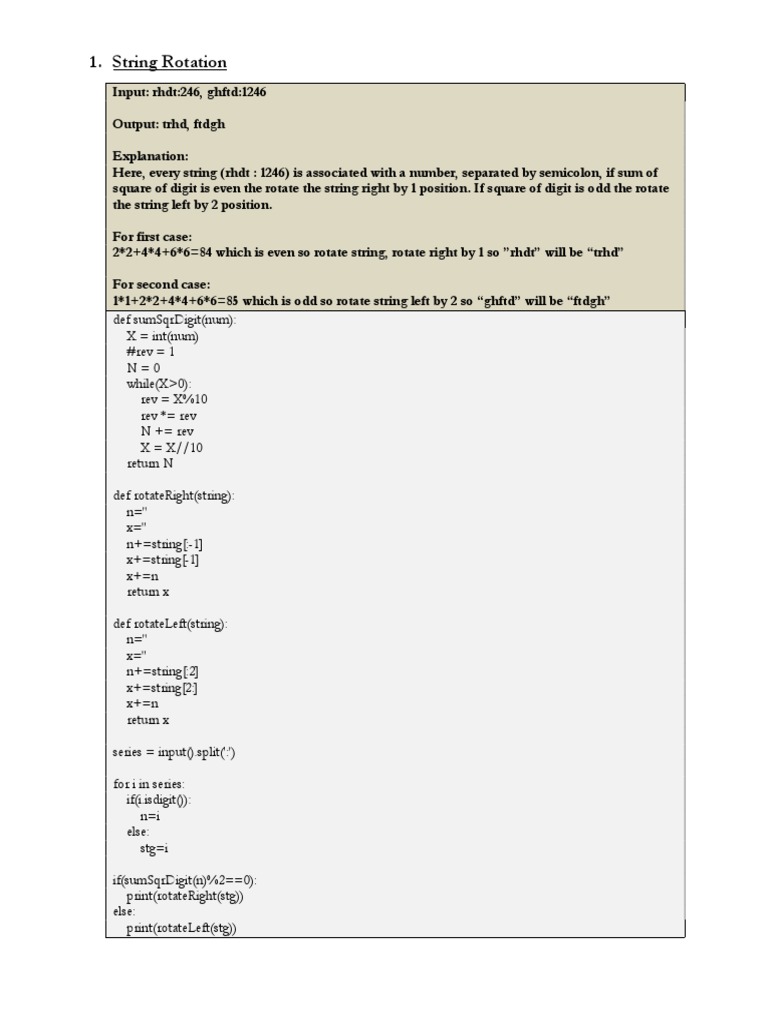 Imp Coding Questions | PDF | Syntax (Logic) | String (Computer Science)
