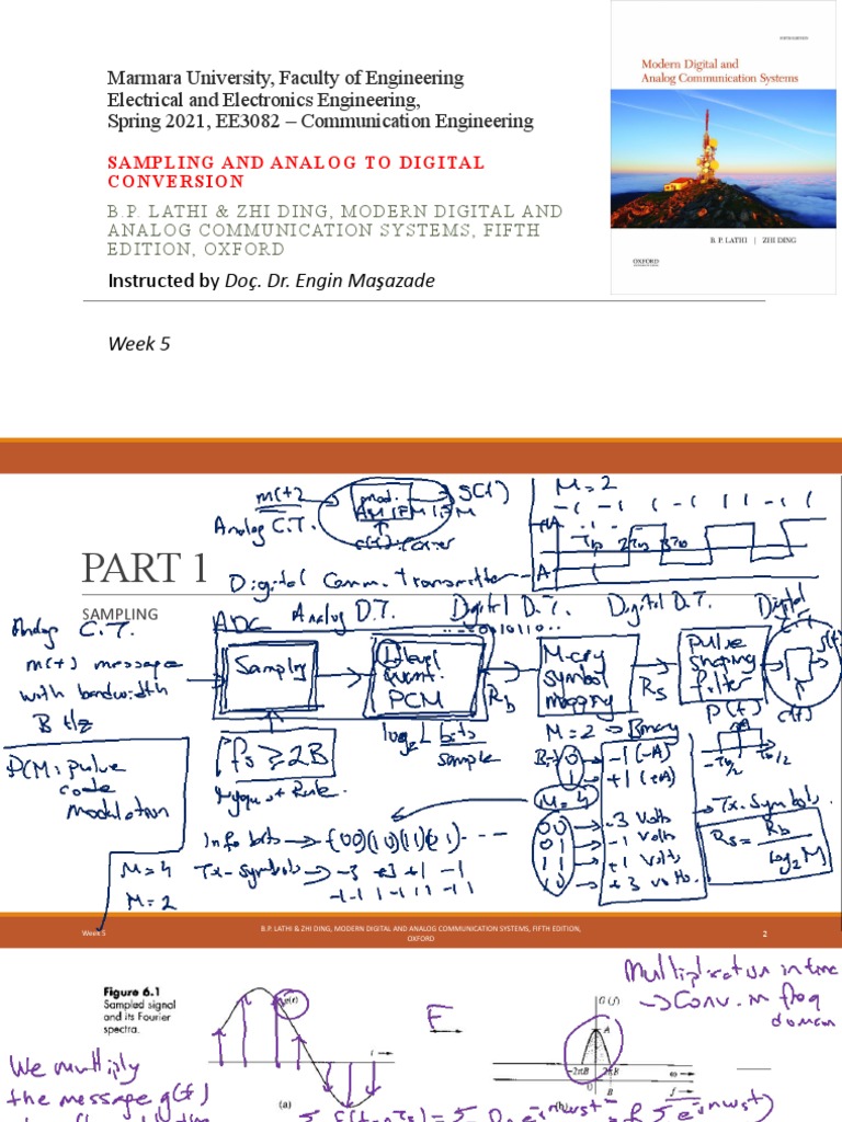 Marmara Ee3082 Spring2021 Week5 | PDF | Electrical Engineering | Electronic Engineering
