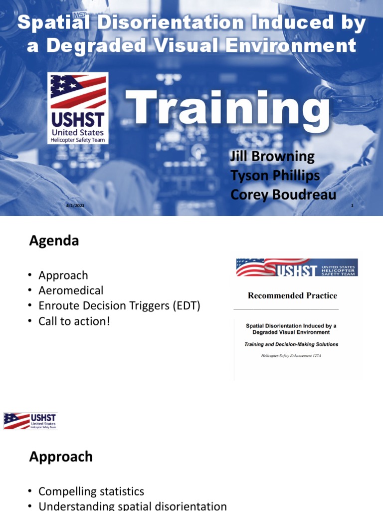 Spatial Disorientation Induced by A Degraded Visual Environment | PDF ...