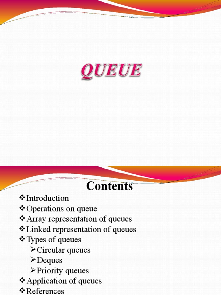 Queue | PDF | Queue (Abstract Data Type) | Theoretical Computer Science