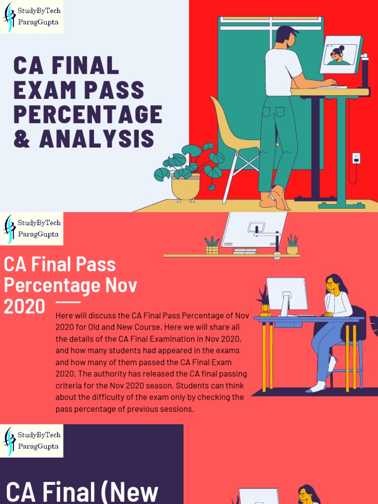 Ca Final Exam Pass Percentage & Analysis | PDF
