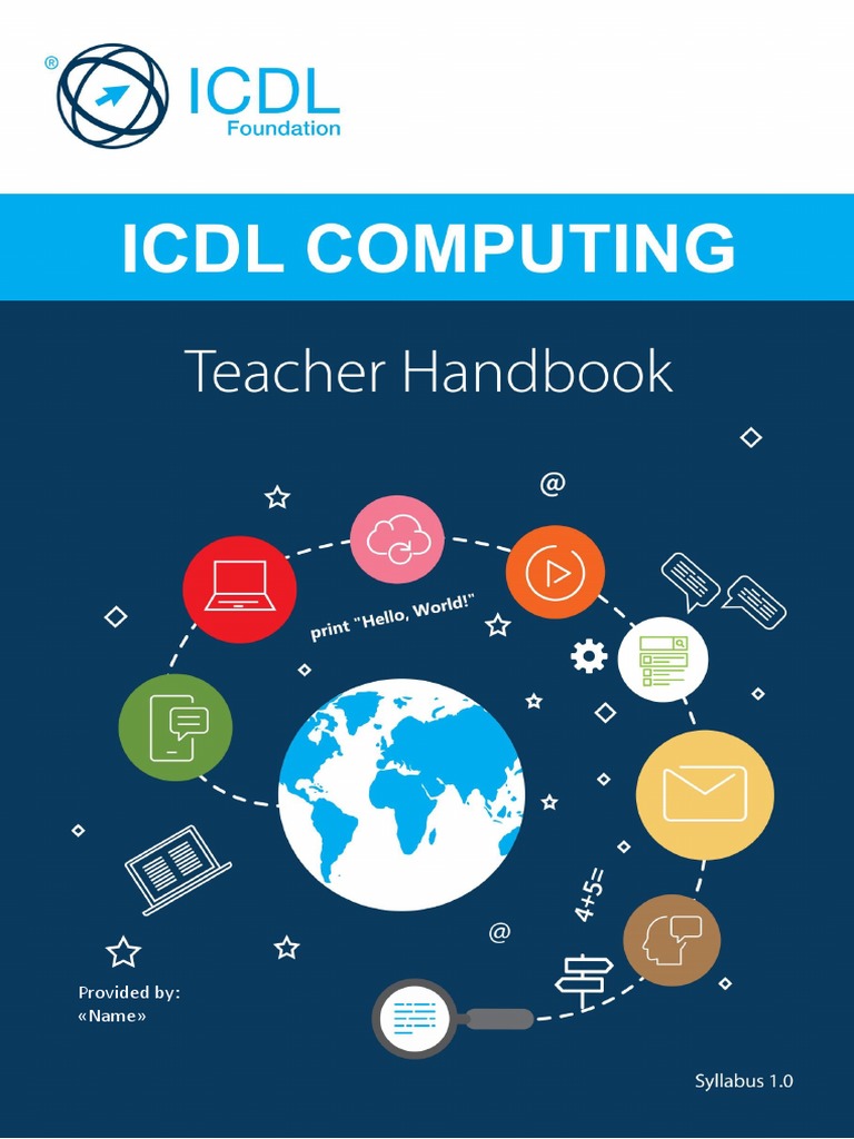 ICDL Computing 1.0 Teacher Handbook - Sample | PDF | Computer Programming | Computer Program