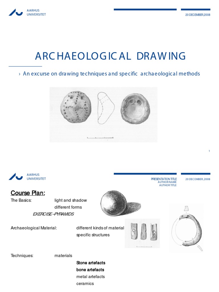 Arc Haeolog Ic Al Draw Ing: An Excurse On Drawing Techniques and ...